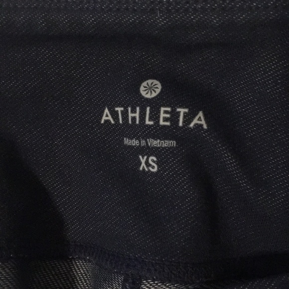 Athleta | Pants & Jumpsuits | Athlete Cropped Workout Pants Cute Denim ...